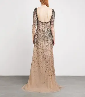 GEORGES HOBEIKA Embellished Gown