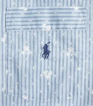 Polo Ralph Lauren Cotton Floral Stripe Pyjama Set