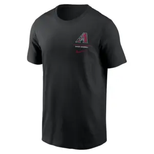 Nike Arizona Diamondbacks 2-hit Mlb T-shirt - Black