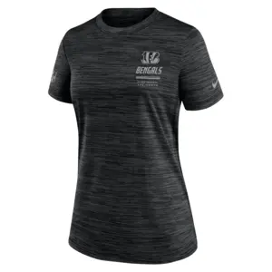 Nike Cincinnati Bengals Sideline Velocity Dri-fit Nfl T-shirt - Black