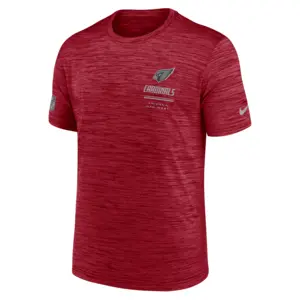 Nike Arizona Cardinals Sideline Team Issue Velocity Dri-fit Nfl T-shirt - Red