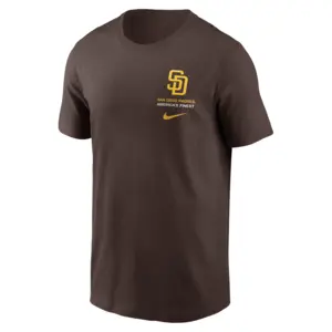 Nike San Diego Padres 2-hit Mlb T-shirt - Brown