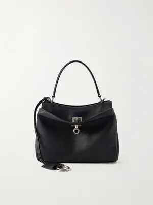 Balenciaga Rodeo Mini Leather Tote - Black