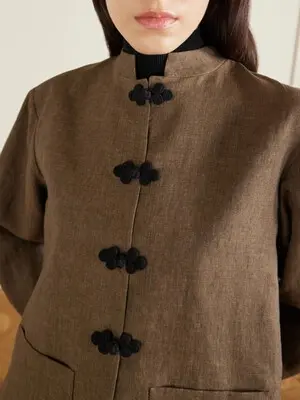RÓHE Mandarin Linen-twill Jacket