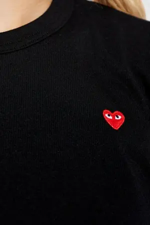 Play Comme Des Garcon T-shirt With Logo Patch