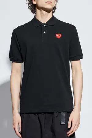 Play Comme Des Garcon Polo With Logo Patch