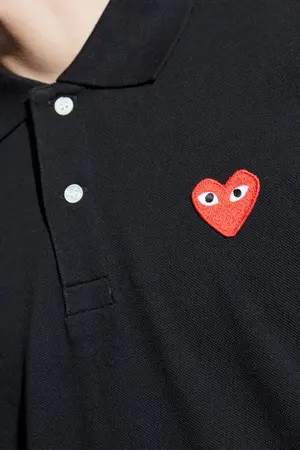 Play Comme Des Garcon Polo With Logo Patch