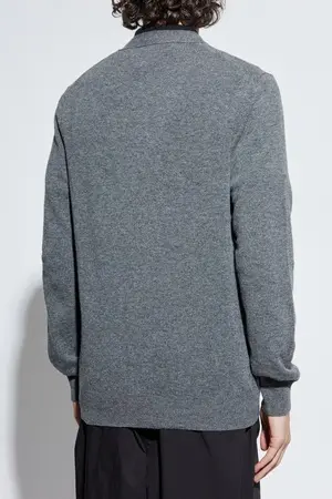 Play Comme Des Garcon Cardigan With Logo Patch