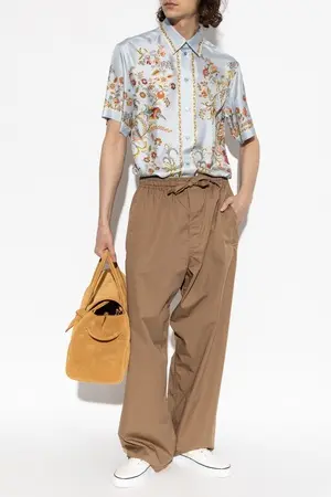 Etro Silk Shirt With Floral Motif