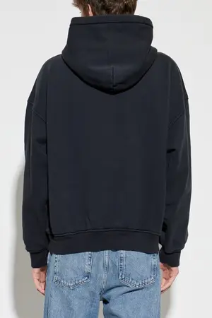 Rhude Printed Hoodie - Black