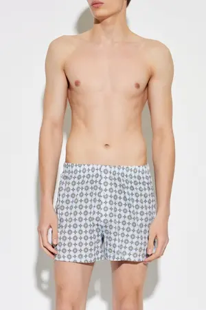 Hanro Boxers With Print - Blue