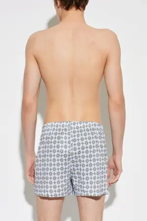 Hanro Boxers With Print - Blue
