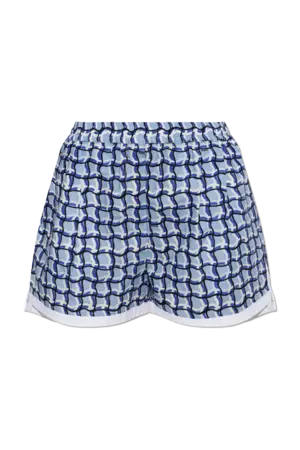 Marni Patterned Flared Shorts