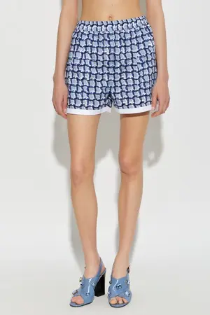 Marni Patterned Flared Shorts