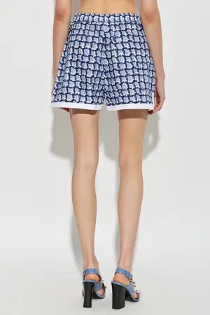 Marni Patterned Flared Shorts