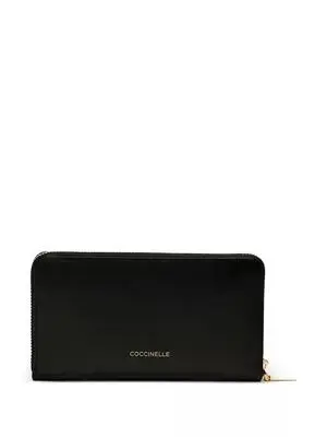 COCCINELLE C-me Grained-leather Wallet - Black