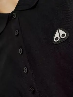 Moose Knuckles Logo-patch Piqué Polo Shirt