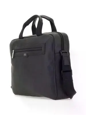 BOSS Pebbled-effect Briefcase
