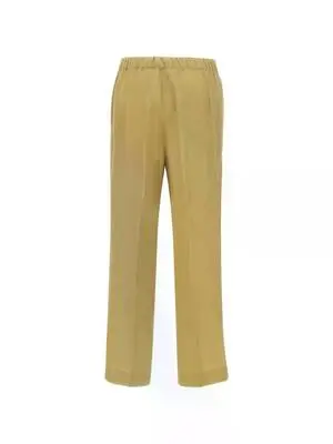 ELENA MIRÒ Wide-leg Linen Trousers
