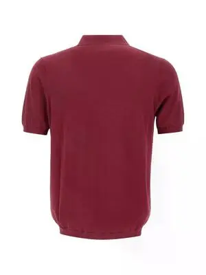 KANGRA Buttonless V-neck T-shirt - Red