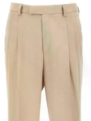 BOSS Pleated Wide-leg Trousers
