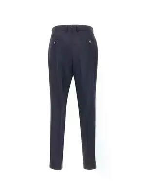 BOSS Pleated Straight-leg Trousers