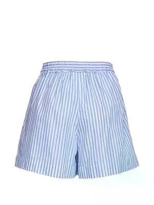 MC2 SAINT BARTH Amani Striped Shorts - Blue