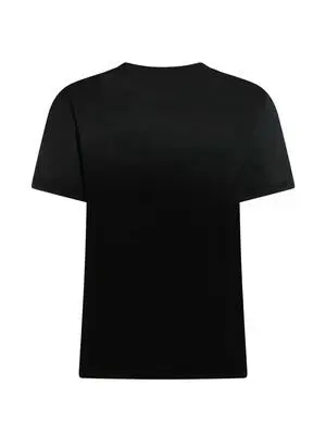 Blumarine Rhinestone-logo Butterfly-appliqué T-shirt