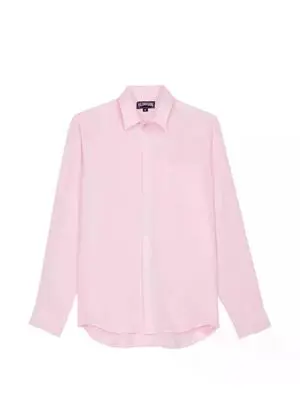 Vilebrequin Plain Linen Shirt - Pink