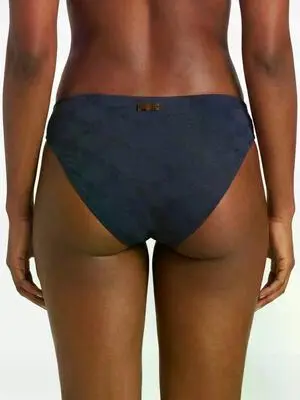 Vilebrequin Flocked Turtle-embroidered Bikini Bottom