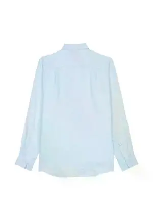 Vilebrequin Linen Chest-pocket Shirt - Blue