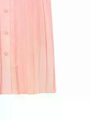 MILLY Johanna Pleated Dress - Pink