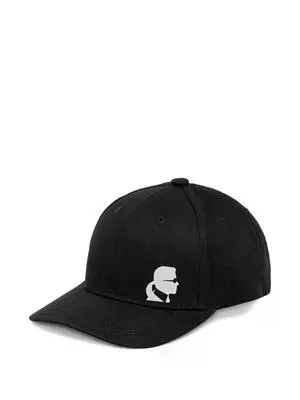 Karl Lagerfeld Ikonik Karl Baseball Cap - Black