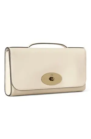 Mulberry Lily Clutch - Eggshell