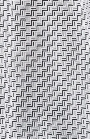 Bugatchi Devon Ooohcotton® Geometric Print Long Sleeve Button-up Shirt - Platinum