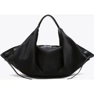 3.1 Phillip Lim Luna Structured Satin Medium Bag - Black