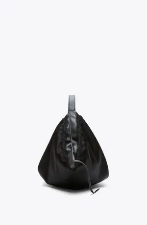 3.1 Phillip Lim Luna Structured Satin Medium Bag - Black