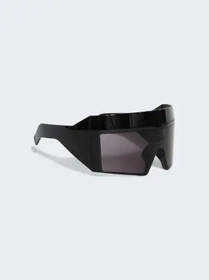 Rick Owens Rev Shiny Shield Sunglasses
