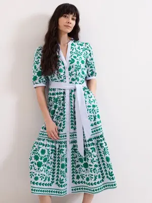 PHASE EIGHT Trinity Printed Midi Dress