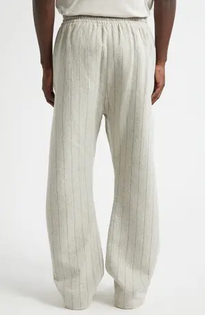 Fear Of God Stripe Baseball Flare Leg Wool Blend Pants