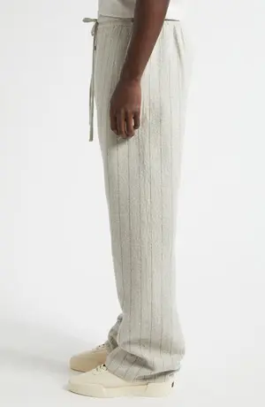 Fear Of God Stripe Baseball Flare Leg Wool Blend Pants