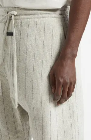 Fear Of God Stripe Baseball Flare Leg Wool Blend Pants