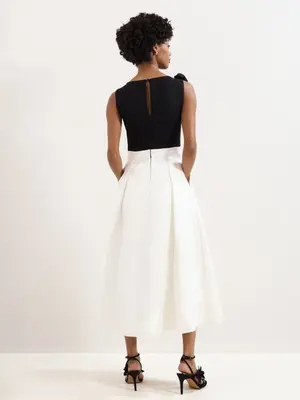 PHASE EIGHT Perla Satin Midi Dress