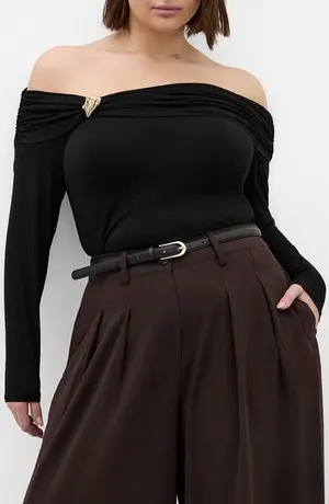 City Chic Gathered Blouses