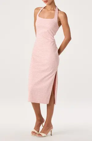 Midi Dresses with Back Slit