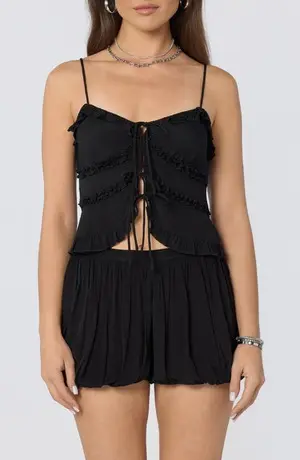 Astr The Label Front Tie Camis Tanks For Women