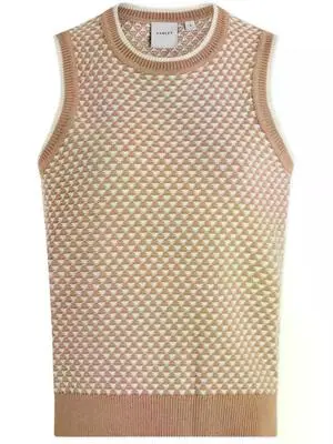 Varley Jenson Geometric-knit Sweater