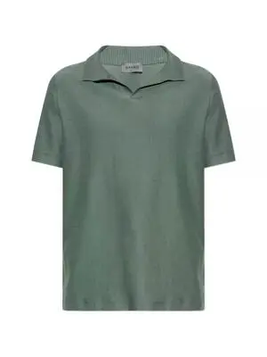 Hanro Ribbed V-neck T-shirt - Green