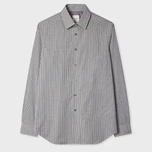 Paul Smith Regular-fit Gingham Shirt - Green