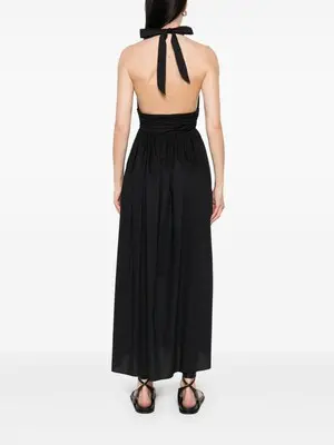 Matteau Cotton Midi Dress - Black